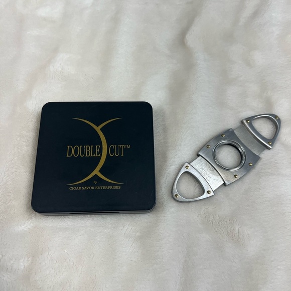Double Cut | Other | Double Cut Cigar Cutter Stainless Steelportable ...
